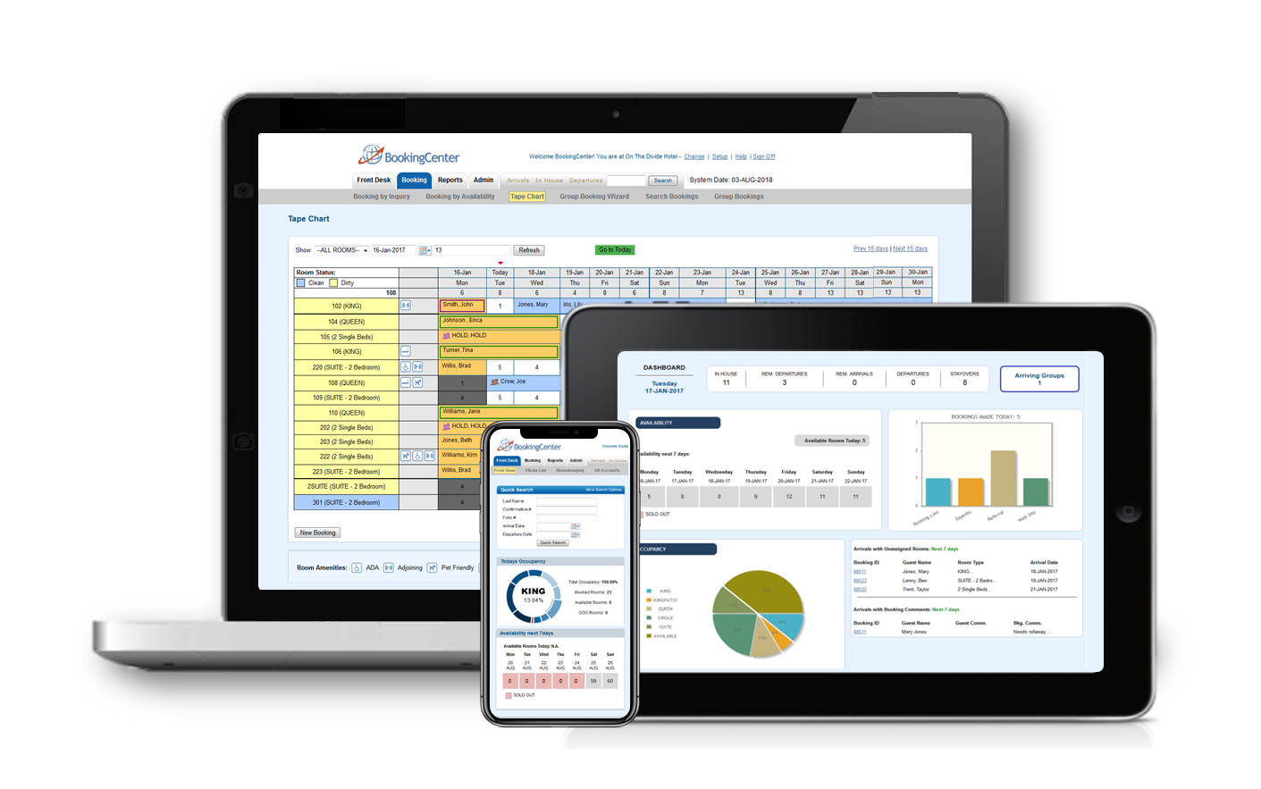 Cloud-based PMS | Instant Demo-Try it in real-time! – BookingCenter PMS