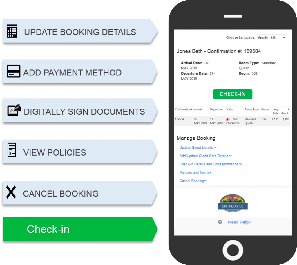 Self-Service Front Desk | Kiosk and Mobile Check-in – BookingCenter PMS